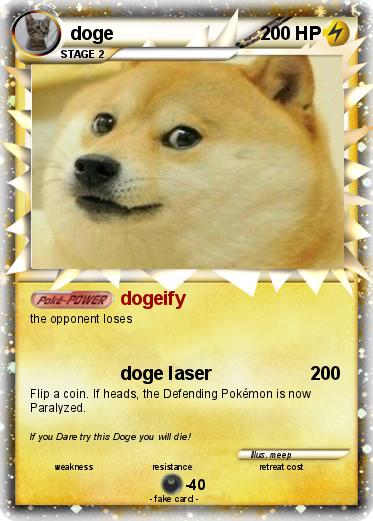 Pokémon doge 1162 1162 - dogeify - My Pokemon Card