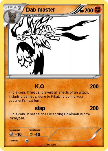 Pokémon Dab master 5 5 - K.O - My Pokemon Card