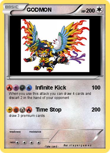Pokémon GODMON 5 5 - Infinite Kick - My Pokemon Card