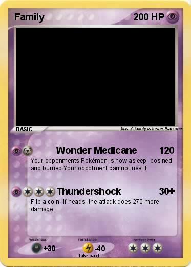 Pokémon Family 470 470 - Wonder Medicane - My Pokemon Card