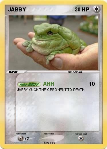 Pokémon JABBY - AHH - My Pokemon Card