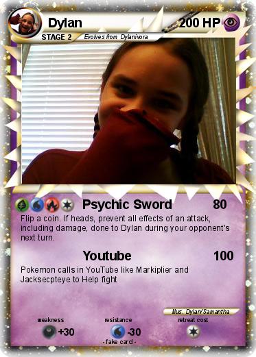 Pokémon Dylan 958 958 - Psychic Sword - My Pokemon Card