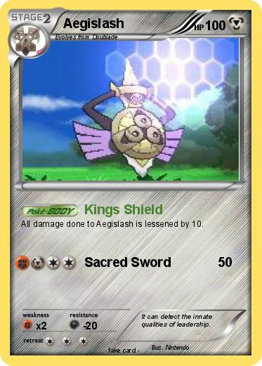 Pokémon Aegislash 24 24 - Kings Shield - My Pokemon Card