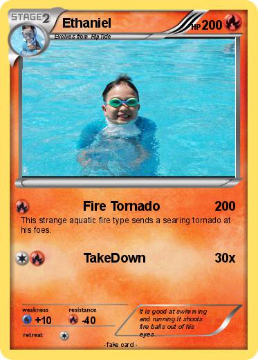 Pokémon Ethaniel 2 2 - Fire Tornado - My Pokemon Card