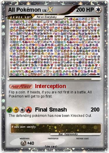 Pokémon All Pokemon 91 91 - Interception - My Pokemon Card
