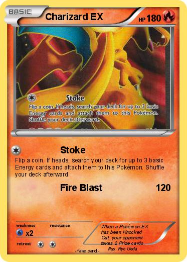 Pokémon Charizard EX 637 637 - Stoke - My Pokemon Card