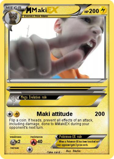 Pokémon Maki 20 20 - Maki attitude - My Pokemon Card
