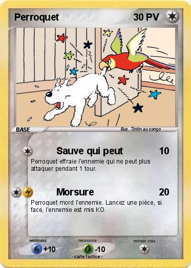 Pokémon Perroquet 13 13 - Sauve qui peut - Ma carte Pokémon