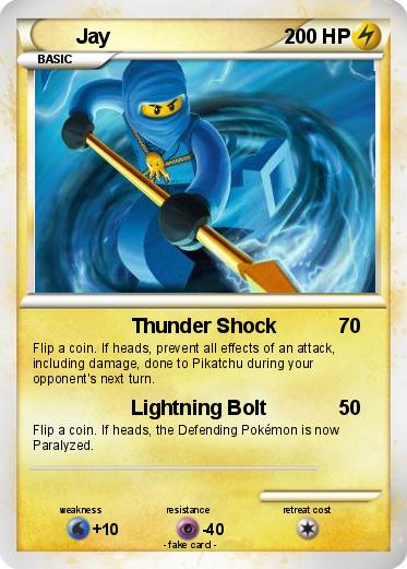 Pokémon Jay 395 395 - Thunder Shock - My Pokemon Card