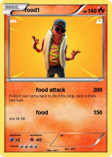 Pokémon food1 - food attack - My Pokemon Card