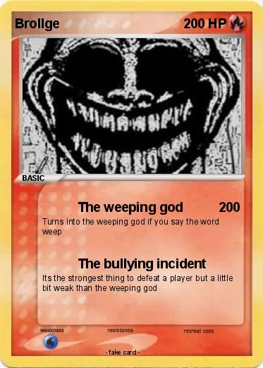Pokémon Brollge - The weeping god - My Pokemon Card