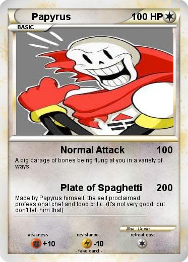 Pokémon Papyrus 422 422 - Normal Attack - My Pokemon Card