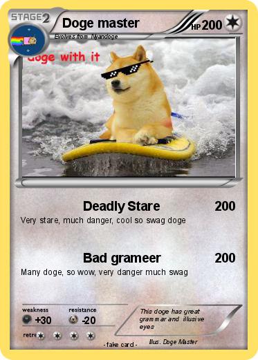 Pokémon Doge master 2 2 - Deadly Stare - My Pokemon Card