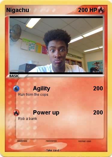 Pokémon Nigachu 26 26 - Agility - My Pokemon Card