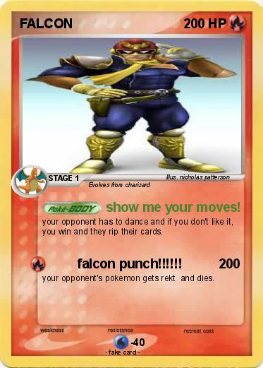 Pokémon FALCON 161 161 - show me your moves! - My Pokemon Card
