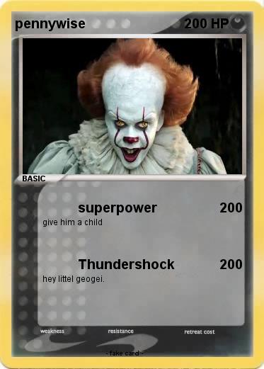 Pokémon pennywise 255 255 - superpower - My Pokemon Card