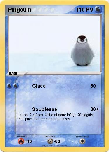 Pokémon Pingouin 38 38 - Glace - Ma carte Pokémon