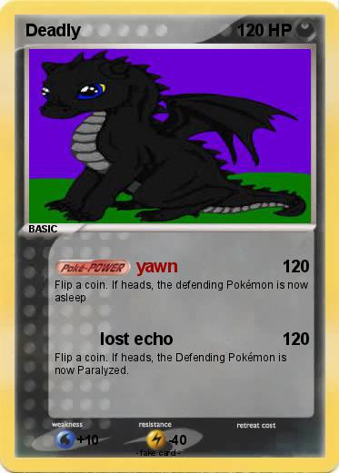 Pokémon Deadly 353 353 - yawn - My Pokemon Card
