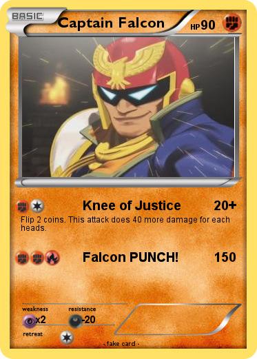 Pokémon Captain Falcon 398 398 - Knee of Justice - My Pokemon Card