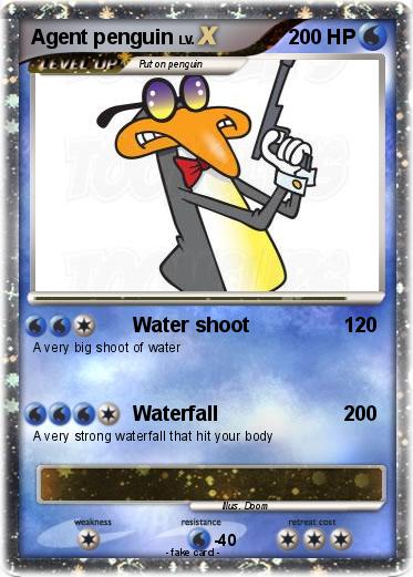 Pokémon Agent penguin - Water shoot - My Pokemon Card