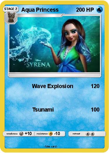Pokémon Aqua Princess - Wave Explosion - My Pokemon Card