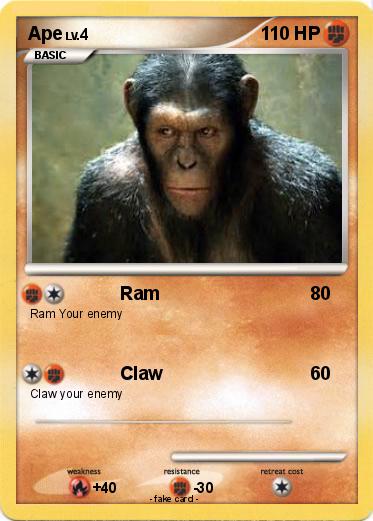 Pokémon Ape 60 60 - Ram - My Pokemon Card