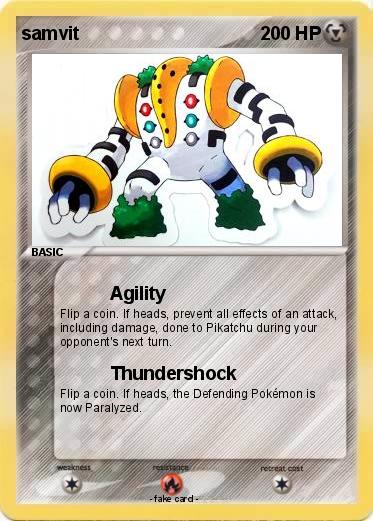 Pokémon samvit - Agility - My Pokemon Card