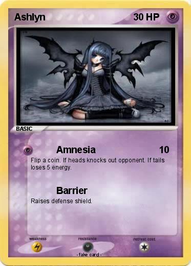 Pokémon Ashlyn 10 10 - Amnesia - My Pokemon Card
