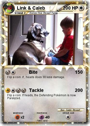 Pokémon Link Caleb - Bite - My Pokemon Card