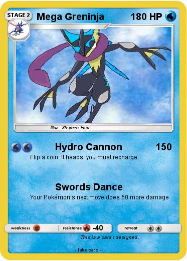 Pokémon Mega Greninja 81 81 - Hydro Cannon - My Pokemon Card