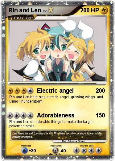 Pokémon Rin and Len 13 13 - Electric angel - My Pokemon Card