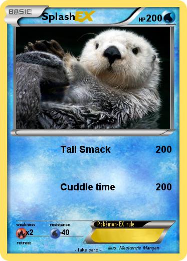 Pokémon Splash 160 160 - Tail Smack - My Pokemon Card
