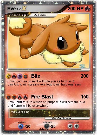 Pokémon Eve 171 171 - Bite - My Pokemon Card