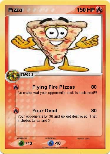 Pokémon Pizza 10 10 - Flying Fire Pizzas - My Pokemon Card