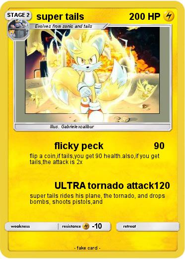 Pokémon super tails 121 121 - flicky peck - My Pokemon Card