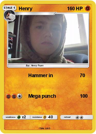 Pokémon Henry 923 923 - Hammer in - My Pokemon Card