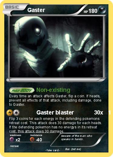 Pokémon Gaster 85 85 - Non-existing - My Pokemon Card
