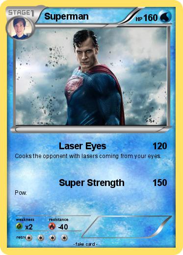 Pokémon Superman 772 772 - Laser Eyes - My Pokemon Card