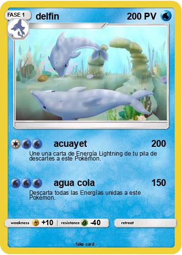 Pokémon delfin 19 19 - acuayet - Mi carta pokémon