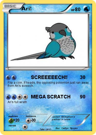 Pokémon Ari 76 76 - SCREEEEECH!! - My Pokemon Card