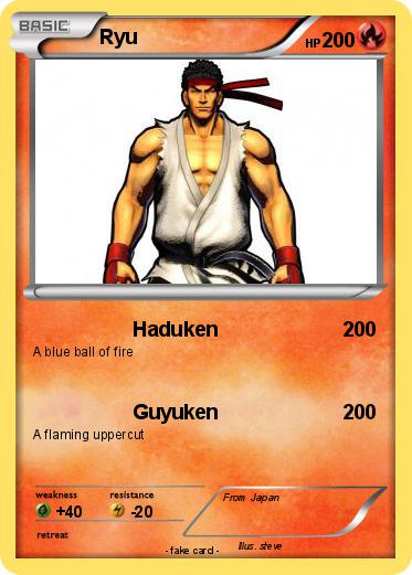Pokémon Ryu 350 350 - Haduken - My Pokemon Card