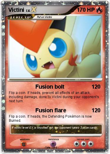 Pokémon Victini 2806 2806 - Fusion bolt - My Pokemon Card
