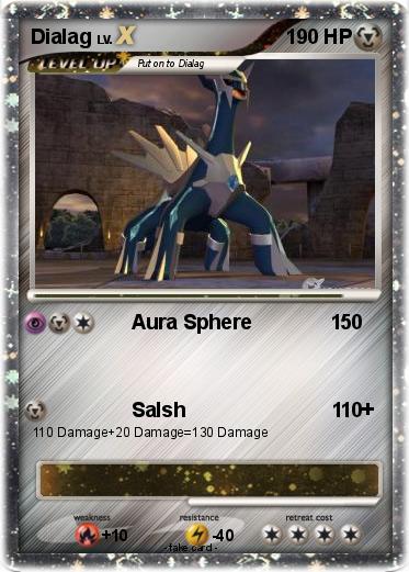 Pokémon Dialag - Aura Sphere 1 - My Pokemon Card