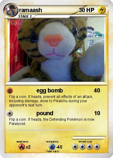 Pokémon ramaash - egg bomb - My Pokemon Card