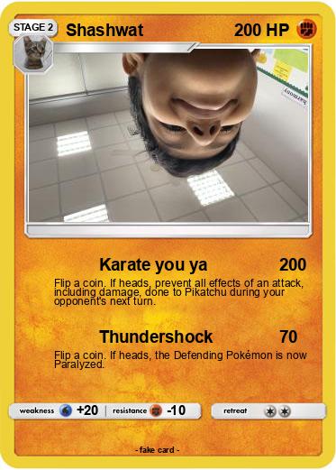 Pokémon Shashwat - Karate you ya - My Pokemon Card