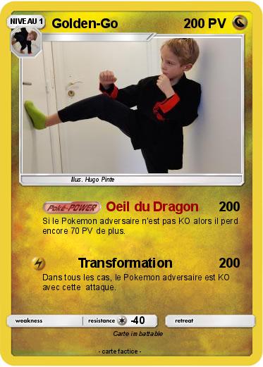 Pokémon Golden Go - Oeil du Dragon - Ma carte Pokémon