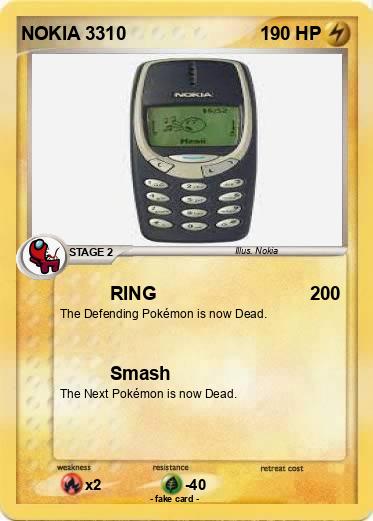 Pokémon NOKIA 3310 36 36 - RING - My Pokemon Card