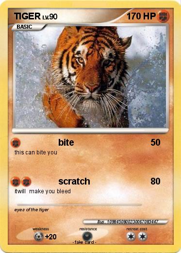 Pokémon TIGER 483 483 - bite - My Pokemon Card