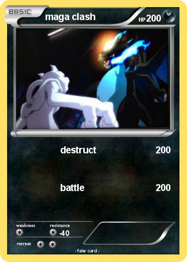 Pokémon maga clash - destruct - My Pokemon Card