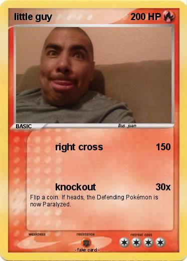 Pokémon little guy 14 14 - right cross - My Pokemon Card